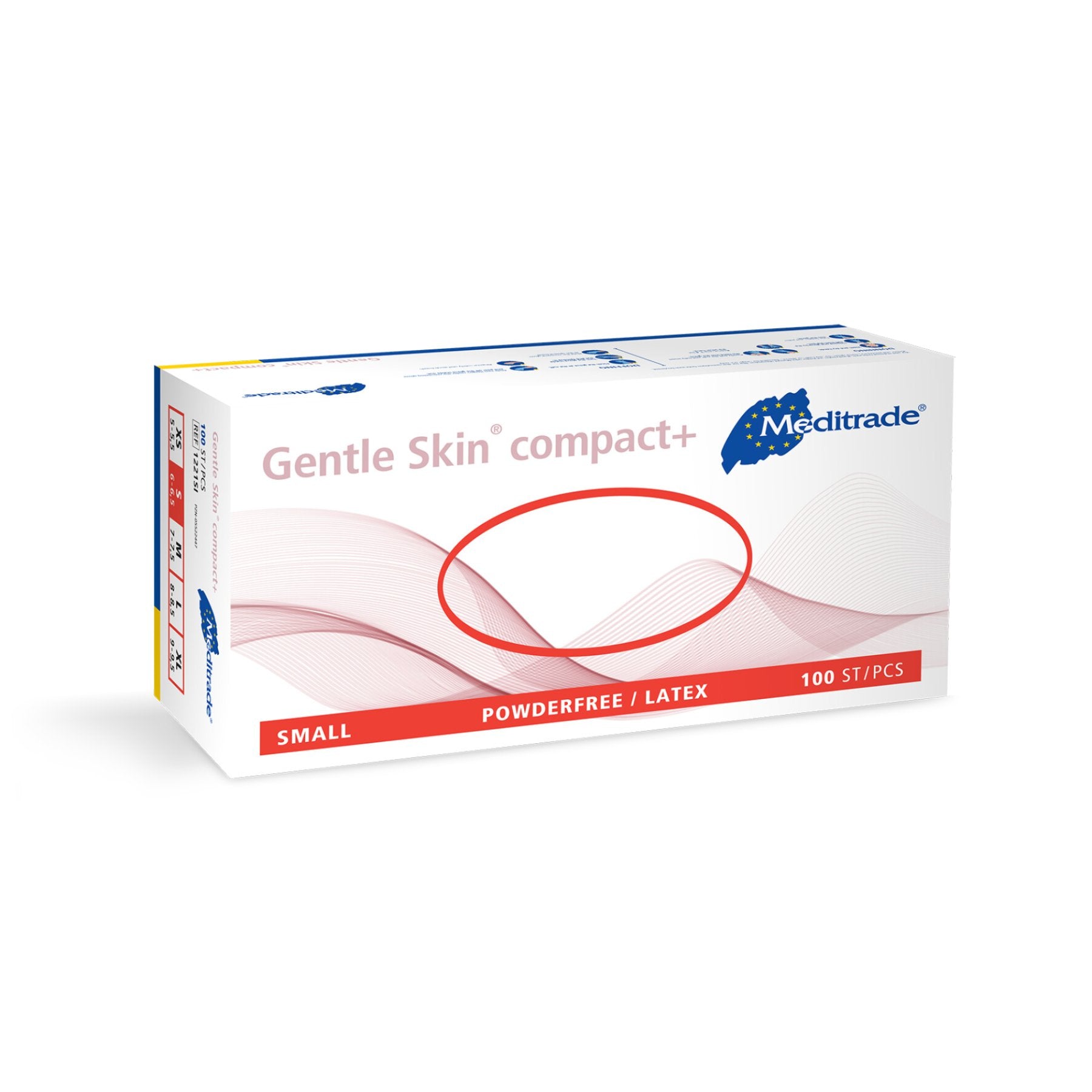 Meditrade Gentle Skin® compact Latex disposable glove – PflegeTipp.de SHOP